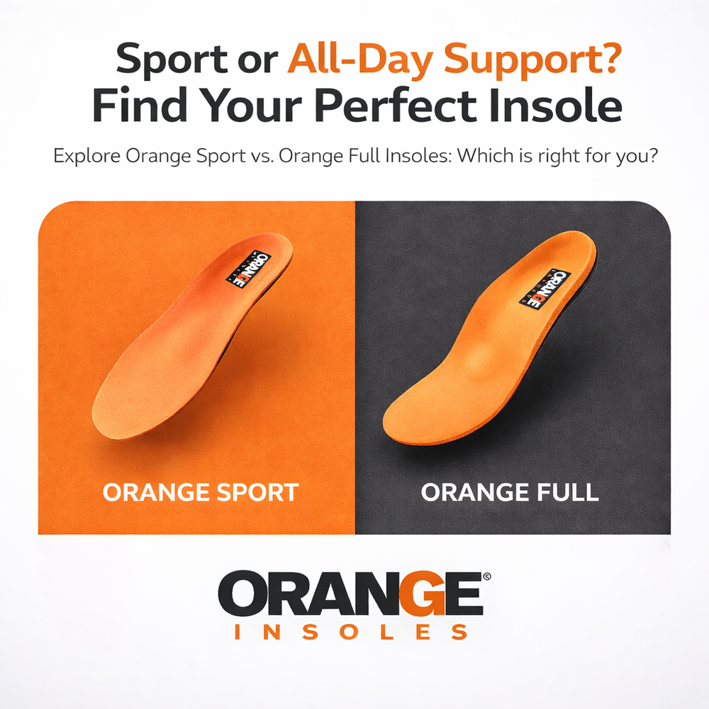 Support Insoles for Pain Relief | Orange Insoles LLC